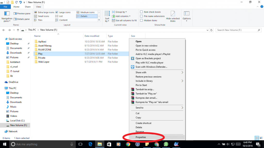Cara Menyembunyikan Folder dan File Komputer | IT-Jurnal.com